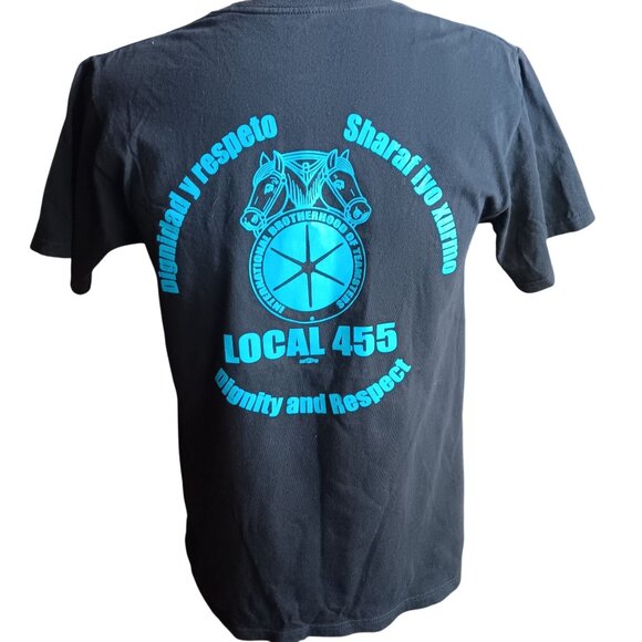 Union Line | Shirts | Mens Meium Tshirt Teamsters Local 455 Union Made ...